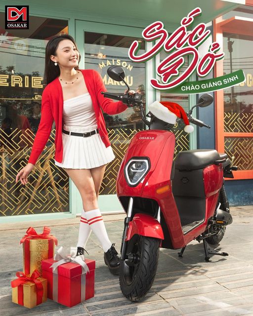 Xe Đạp Điện Osakar Heidi Dùng 4 Bình 20Ah Thế Hệ Mới - Đột Phá Công Nghệ Thời Thượng